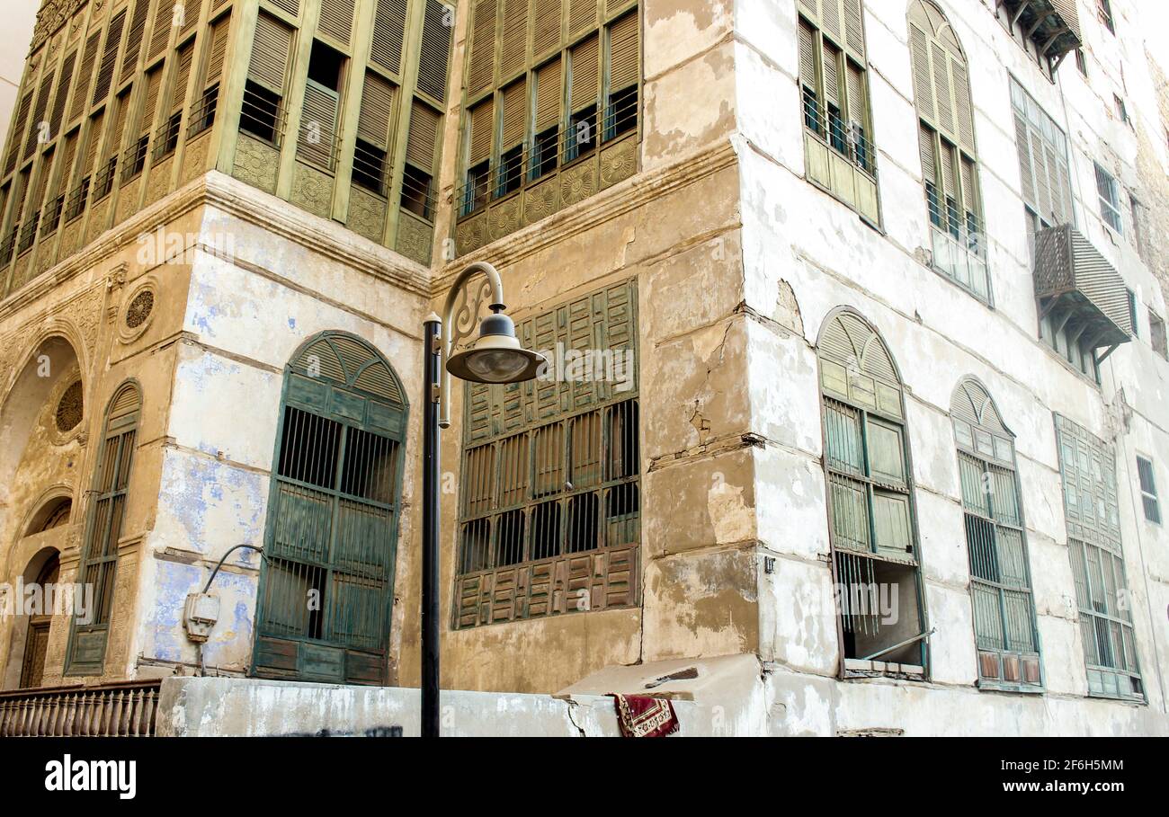 unesco world historical city in jeddah Stock Photo - Alamy