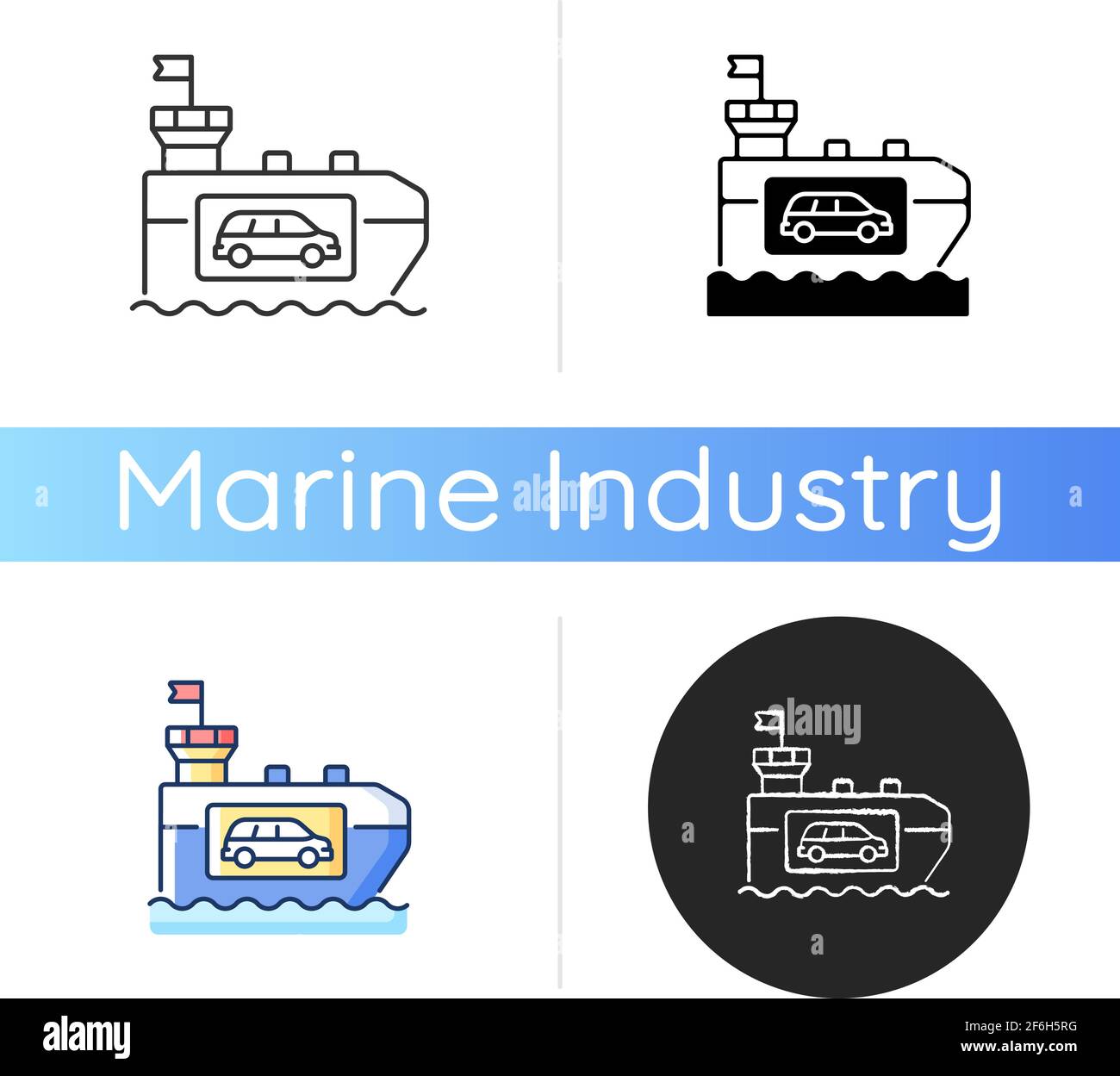 Vehicle carrier ship icon Stock Vector Image & Art - Alamy