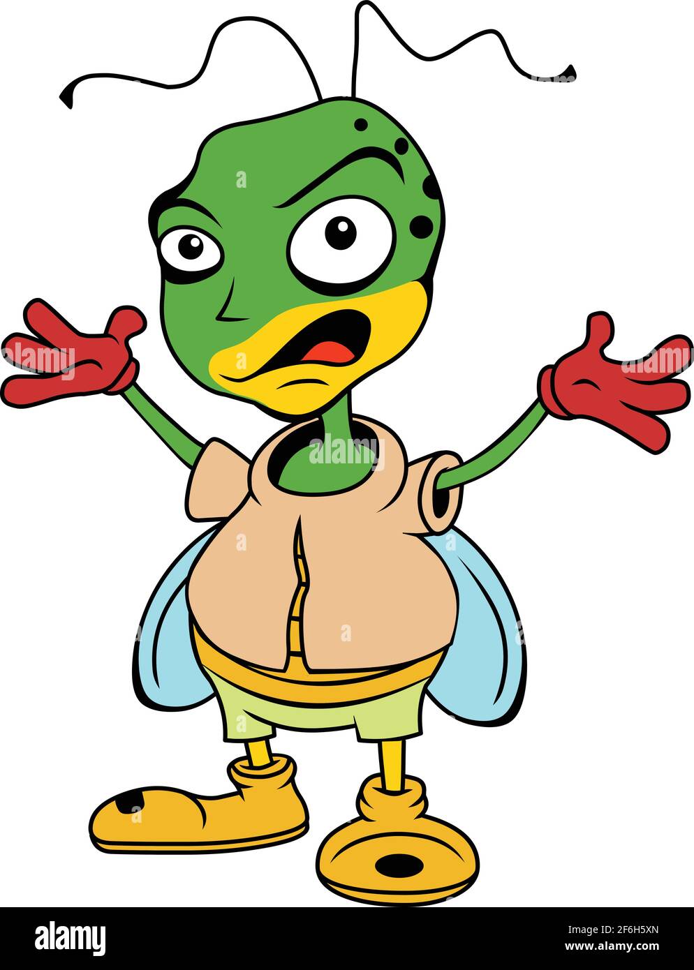 Cartoon bug clipart vector illustration isolated on white background ...