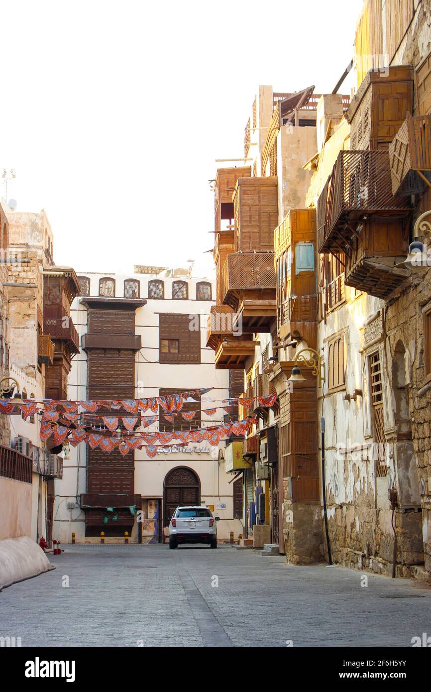 unesco world historical city in jeddah Stock Photo - Alamy
