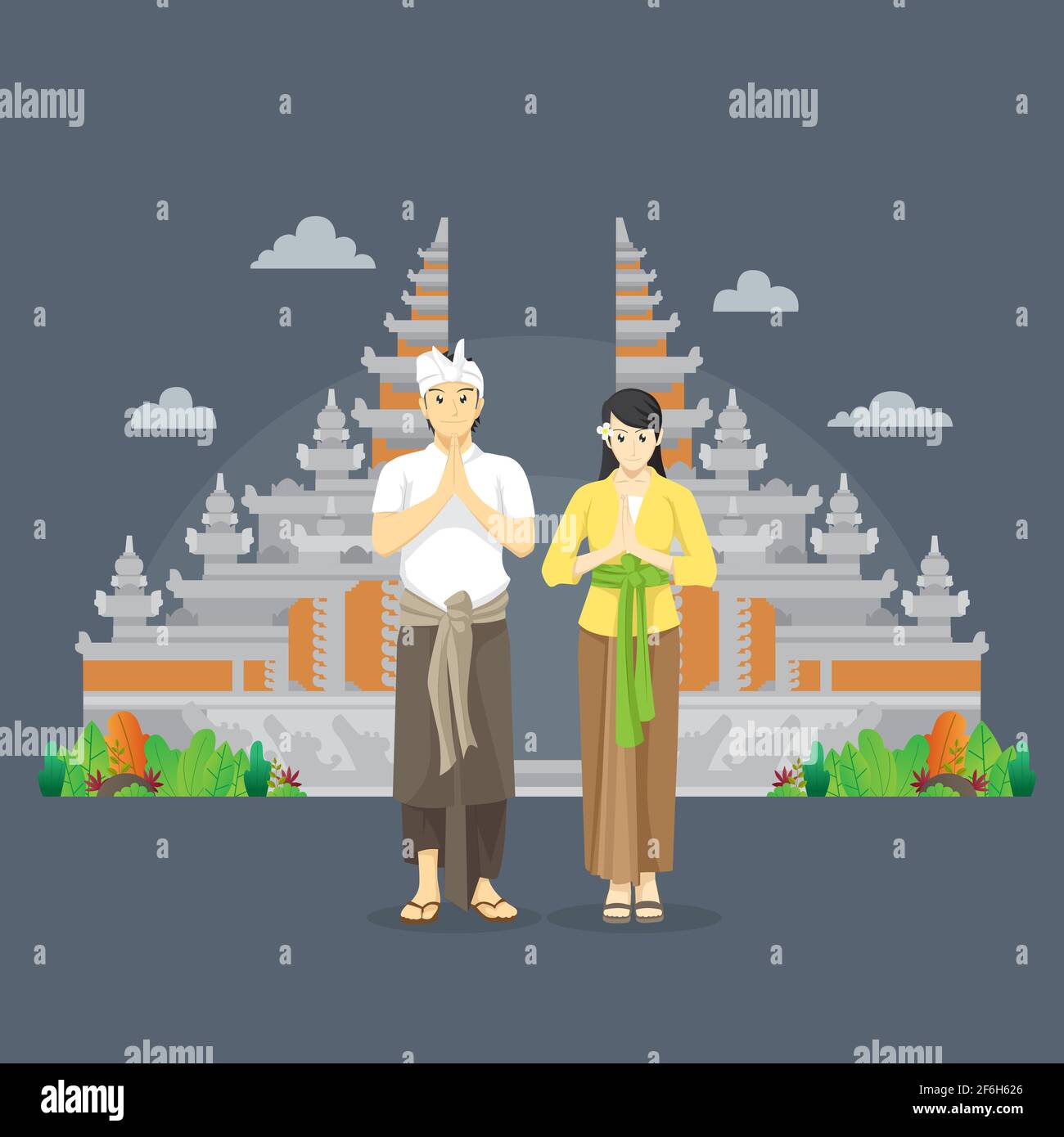 In bali indonesia hindu Stock Vector Images - Alamy