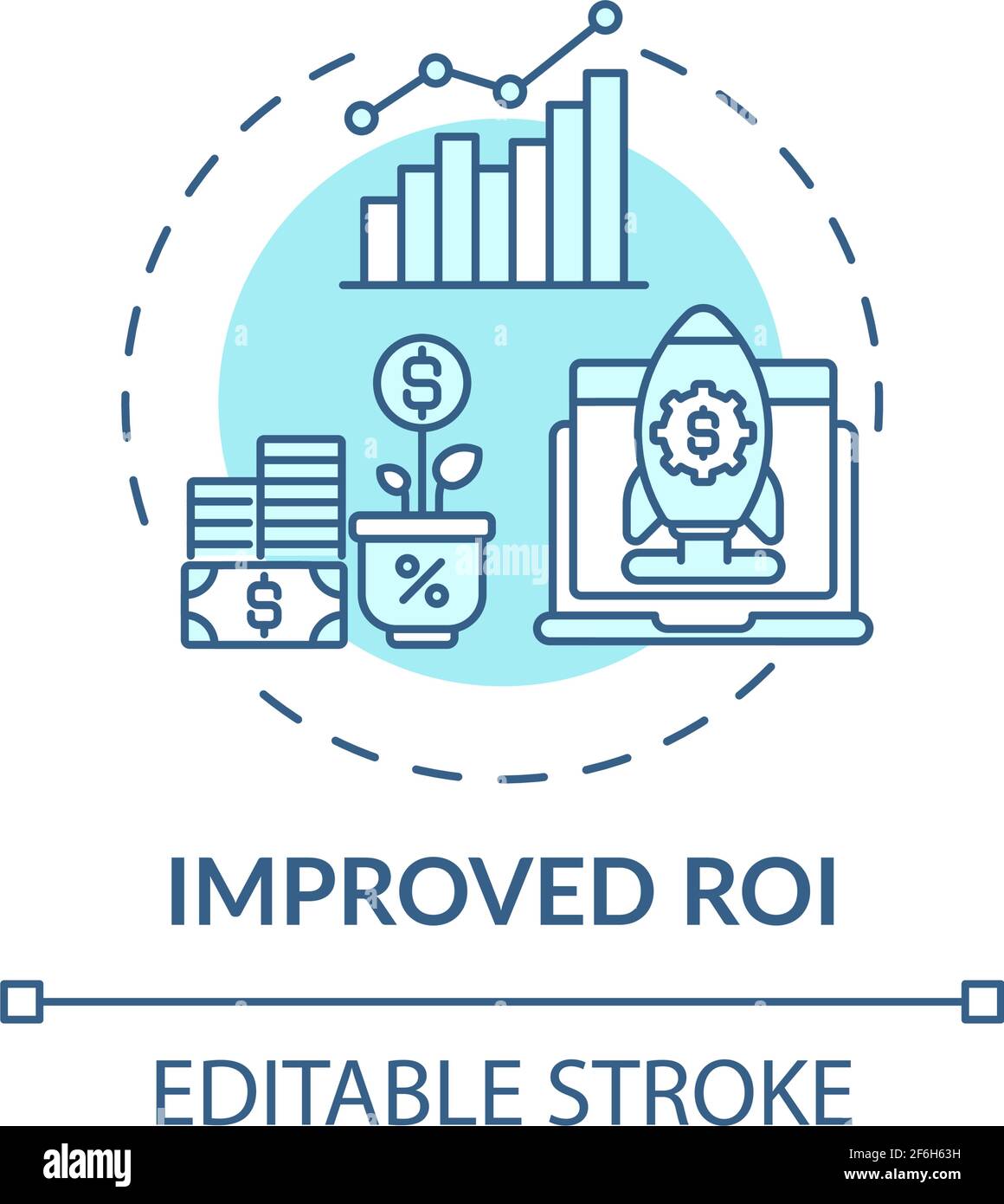 Improved ROI concept icon Stock Vector Image & Art - Alamy Improved ROI concept icon Stock Vector Image & Art - Alamy