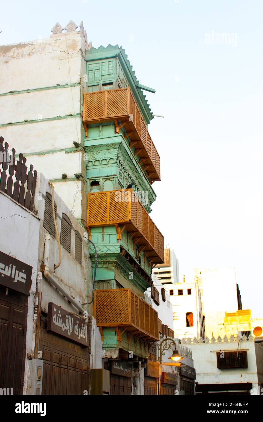 unesco world historical city in jeddah Stock Photo - Alamy