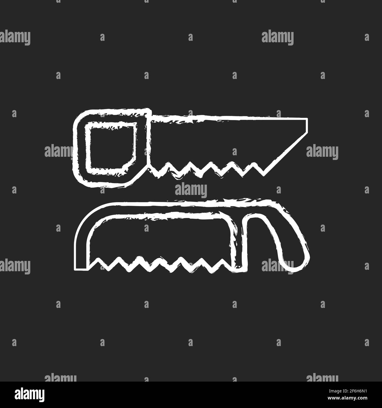 Wood saw sketch Black and White Stock Photos & Images - Alamy