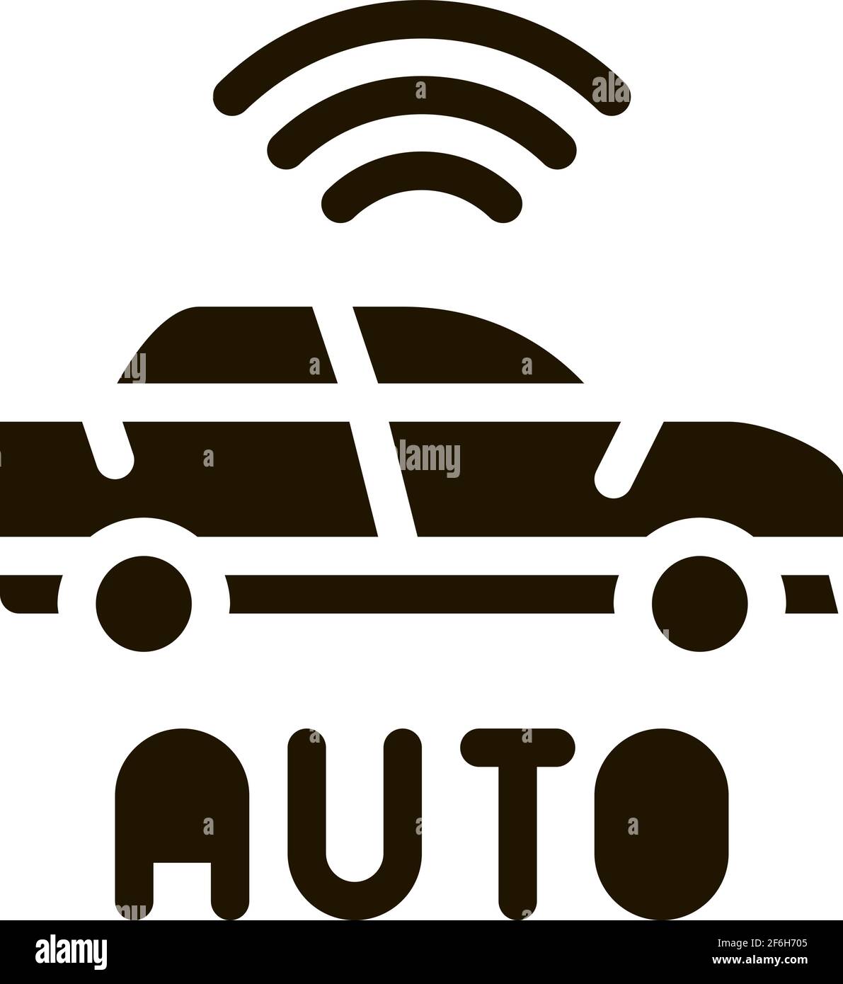 electro auto car icon Vector Glyph Illustration Stock Vector Image ...