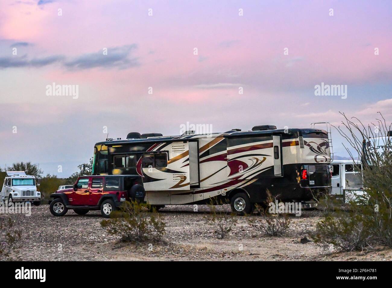 Joshua tree with large rocks hi-res stock photography and images - Alamy