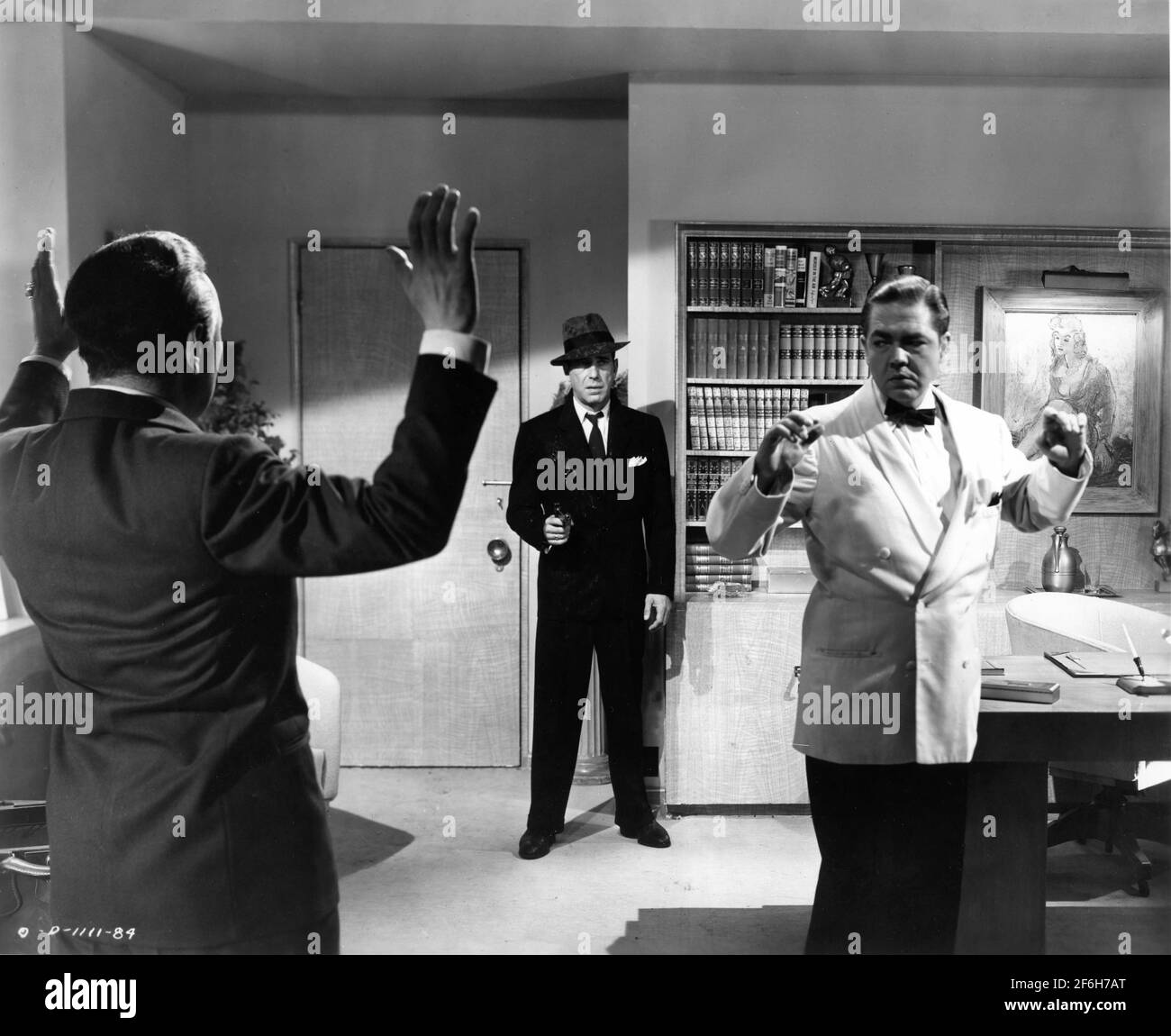 MORRIS CARNOVSKY HUMPHREY BOGART and MARVIN MILLER in DEAD RECKONING ...