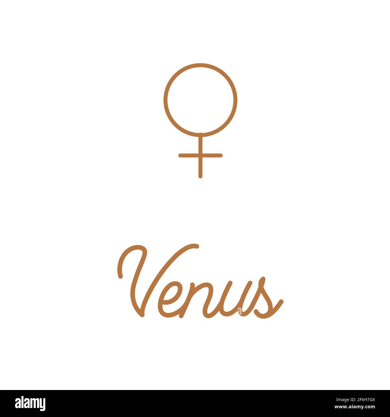 Symbols planets solar mercury venus hi-res stock photography and images ...