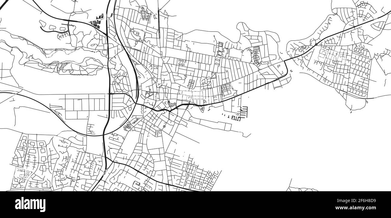 Urban vector city map of Horsens, Denmark Stock Vector Image & Art - Alamy