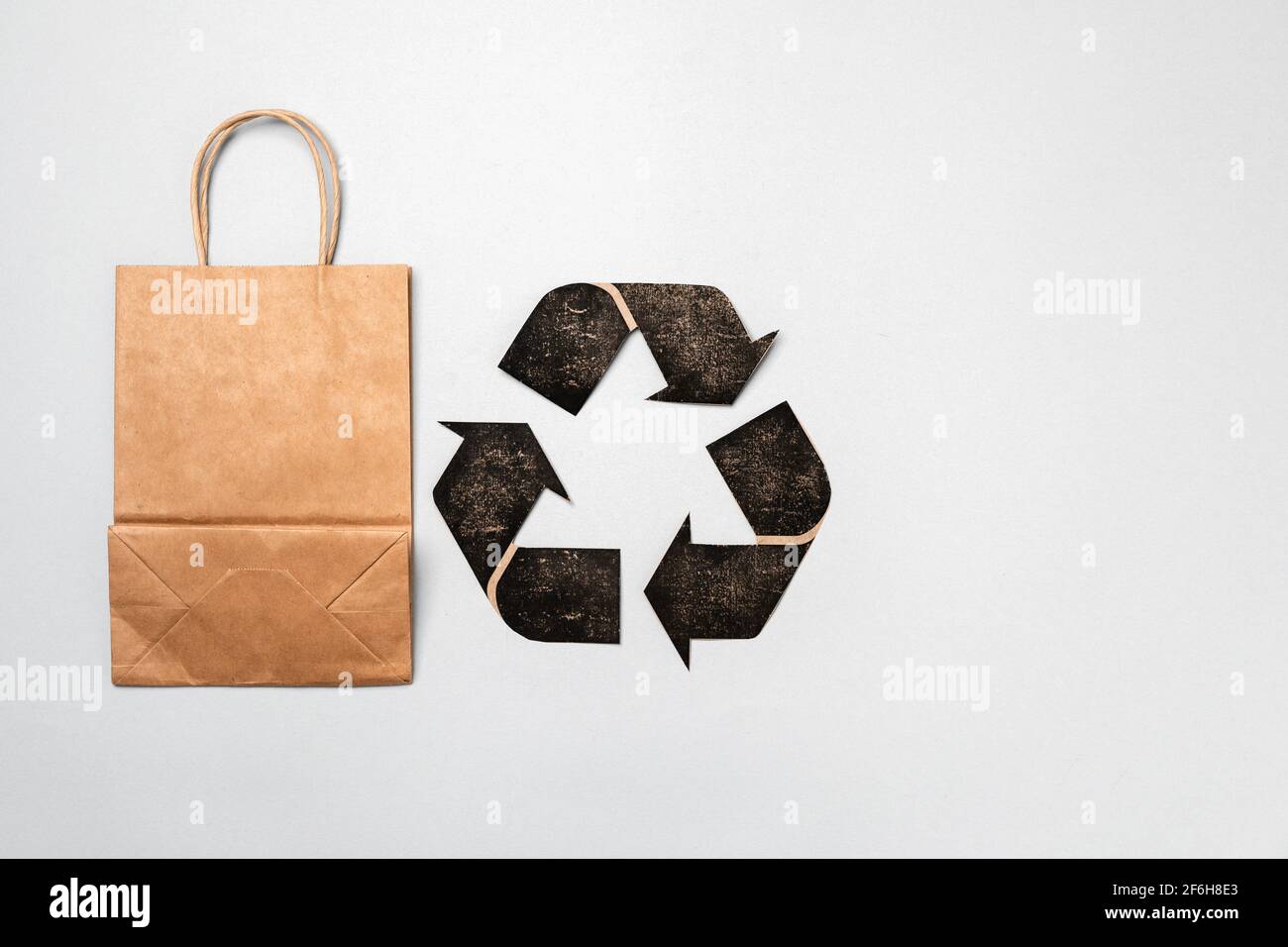 Concept of paper recycling, eco friendly consumerism Stock Photo - Alamy