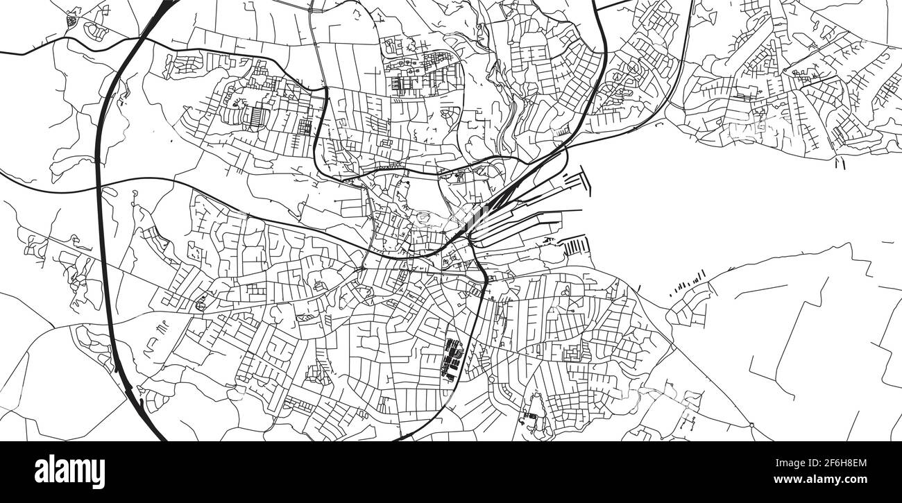 Kolding map hi-res stock photography and images - Alamy