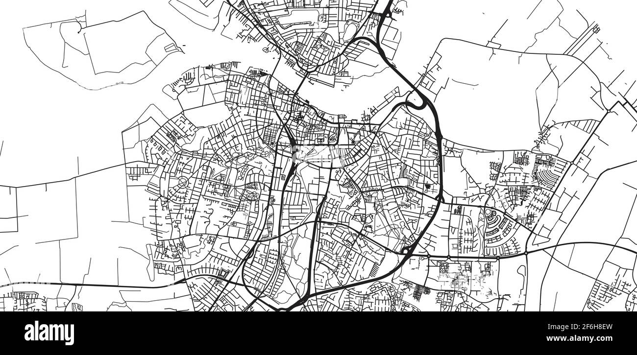 Aalborg map hi-res stock photography and images - Alamy