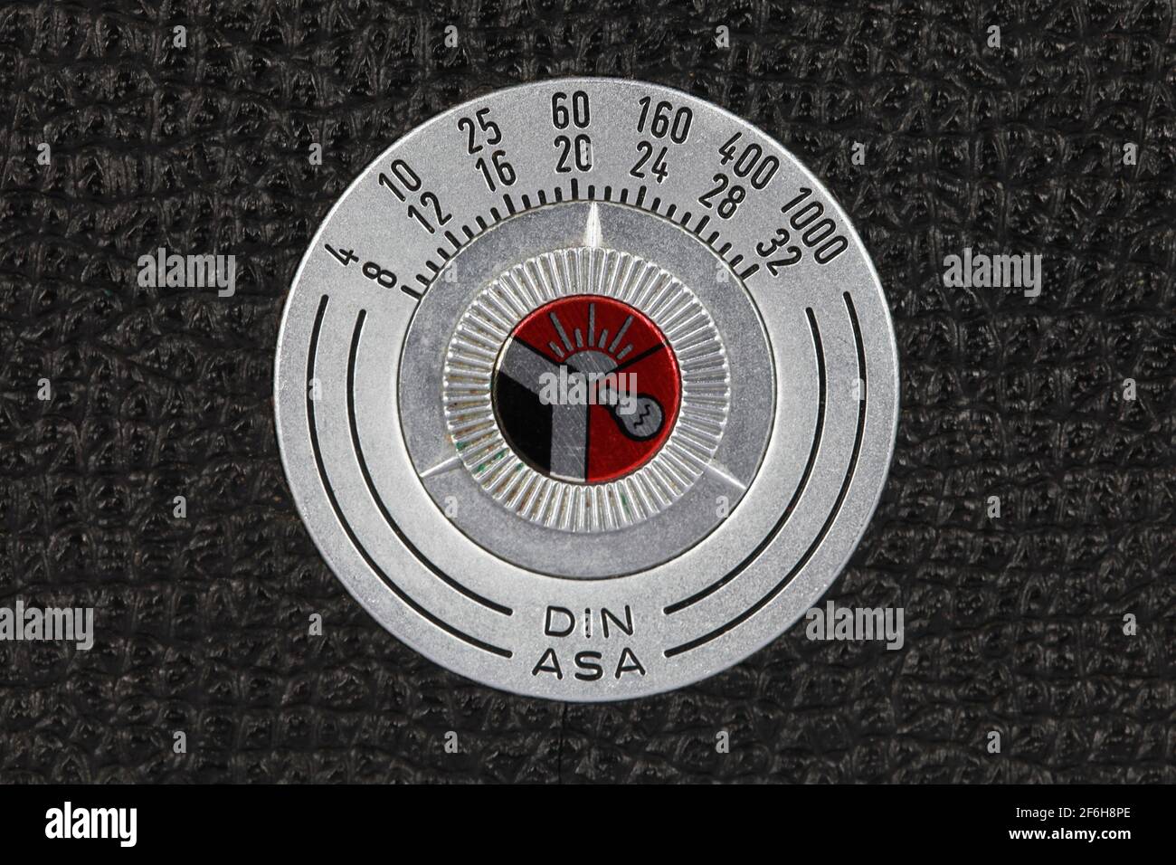 Close-up of the ISO dial of a vintage Leica M3 rangefinder camera Stock ...