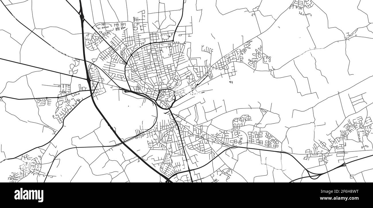 Randers vector map hi-res stock photography and images - Alamy