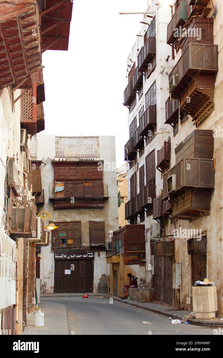 unesco world historical city in jeddah Stock Photo - Alamy