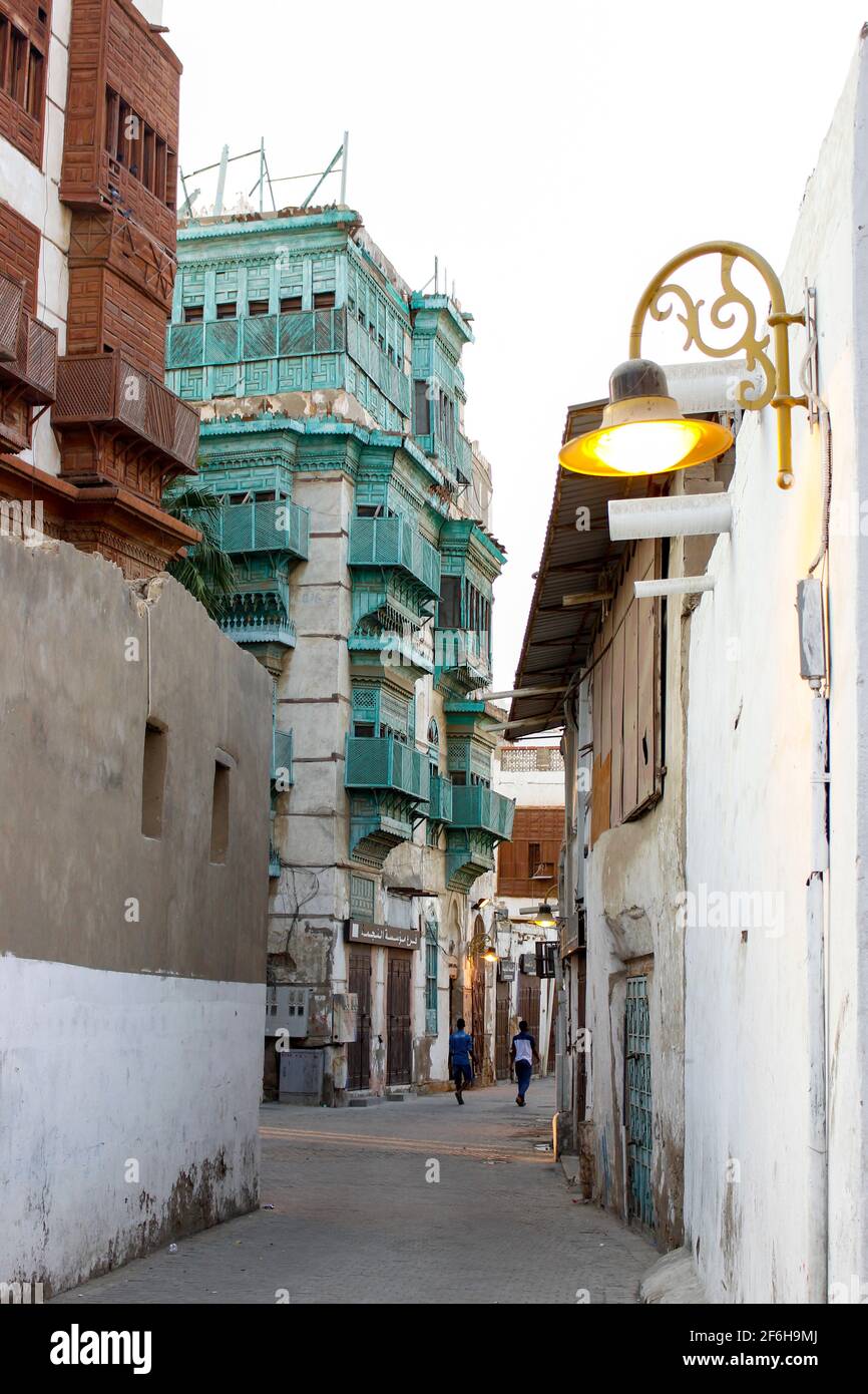 unesco world historical city in jeddah Stock Photo - Alamy