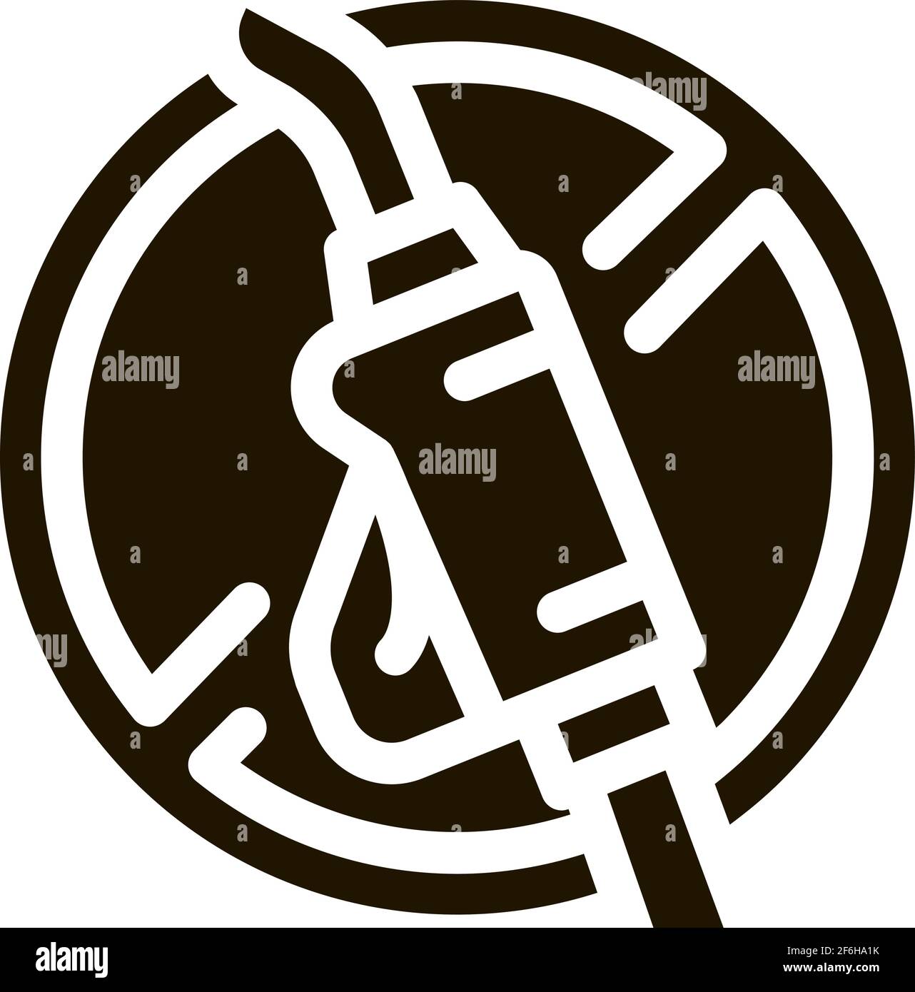 Redueling pistol crossed out sign hi-res stock photography and images ...
