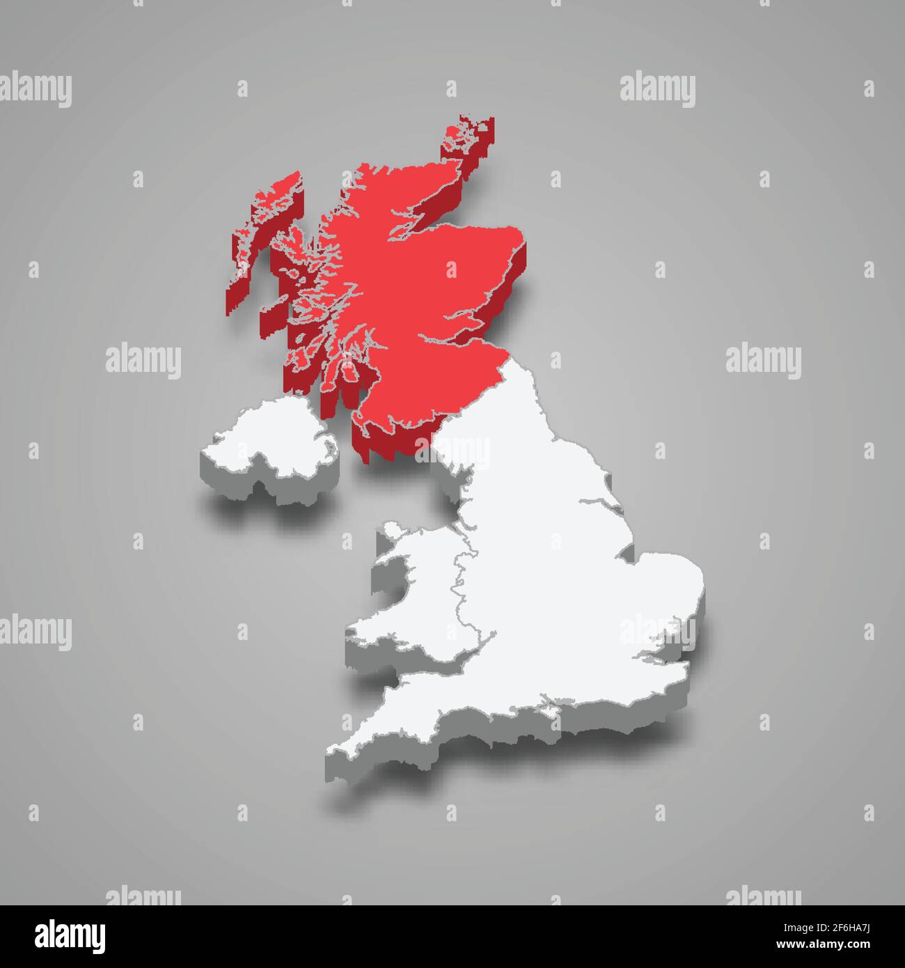 Area scotland region united Stock Vector Images - Alamy