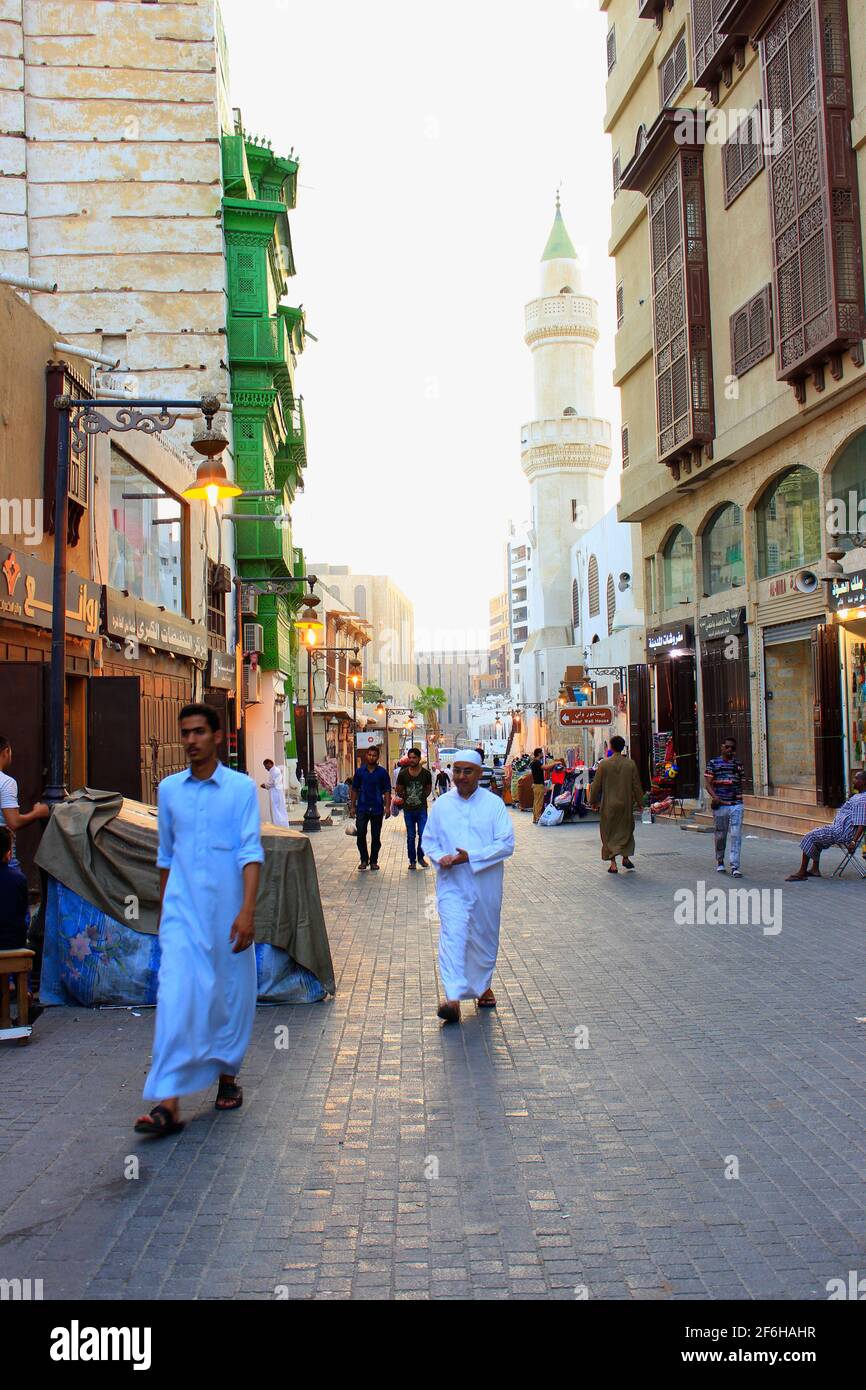 unesco world historical city in jeddah Stock Photo - Alamy
