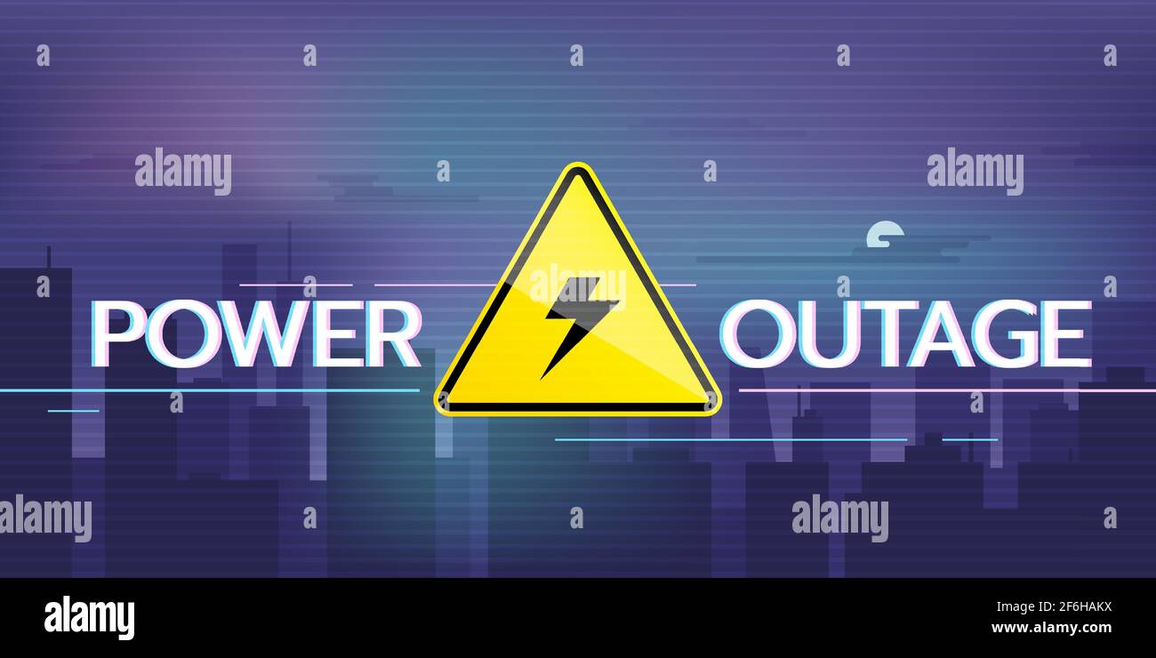 Power outage city Stock Vector Images - Alamy