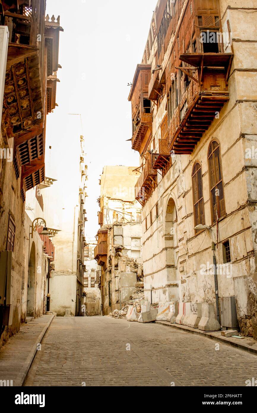 unesco world historical city in jeddah Stock Photo - Alamy