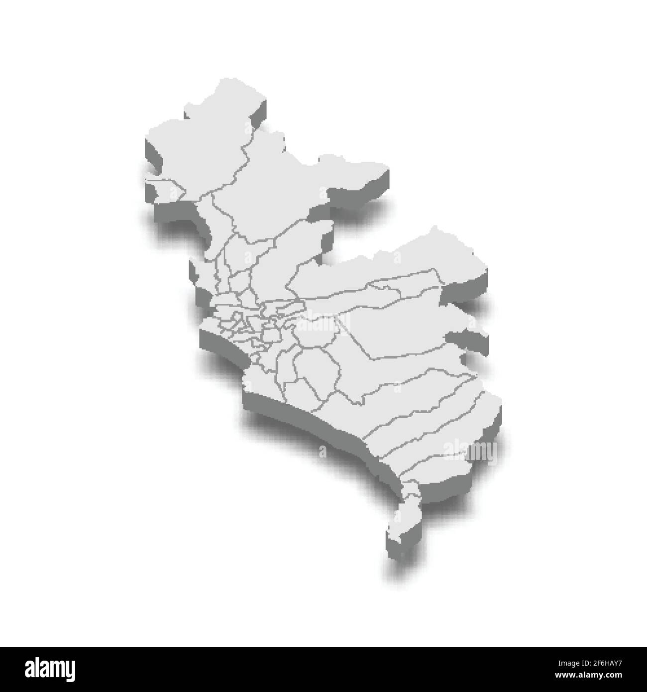 3d isometric map of Lima City is a Capital of Peru , vector ...