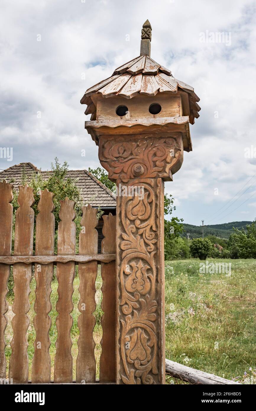 Traditional szekely gate hi-res stock photography and images - Alamy