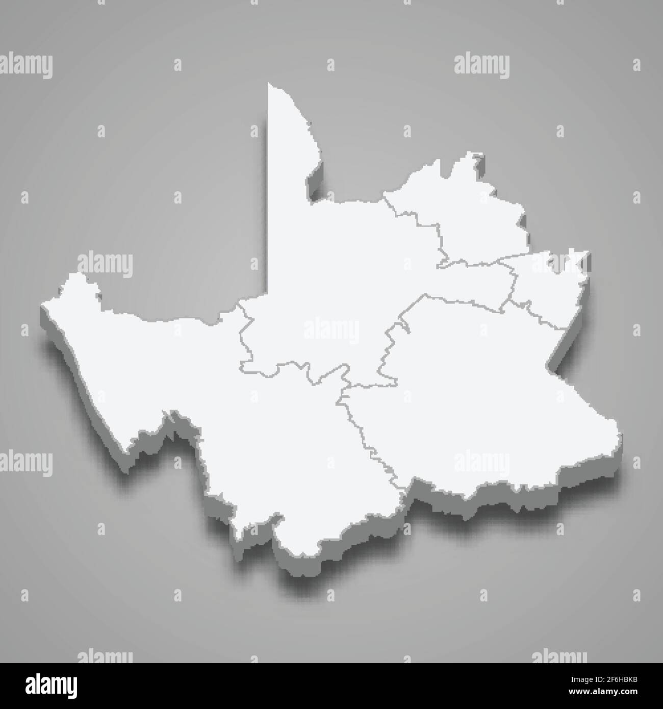 Map of northern cape Black and White Stock Photos & Images - Alamy