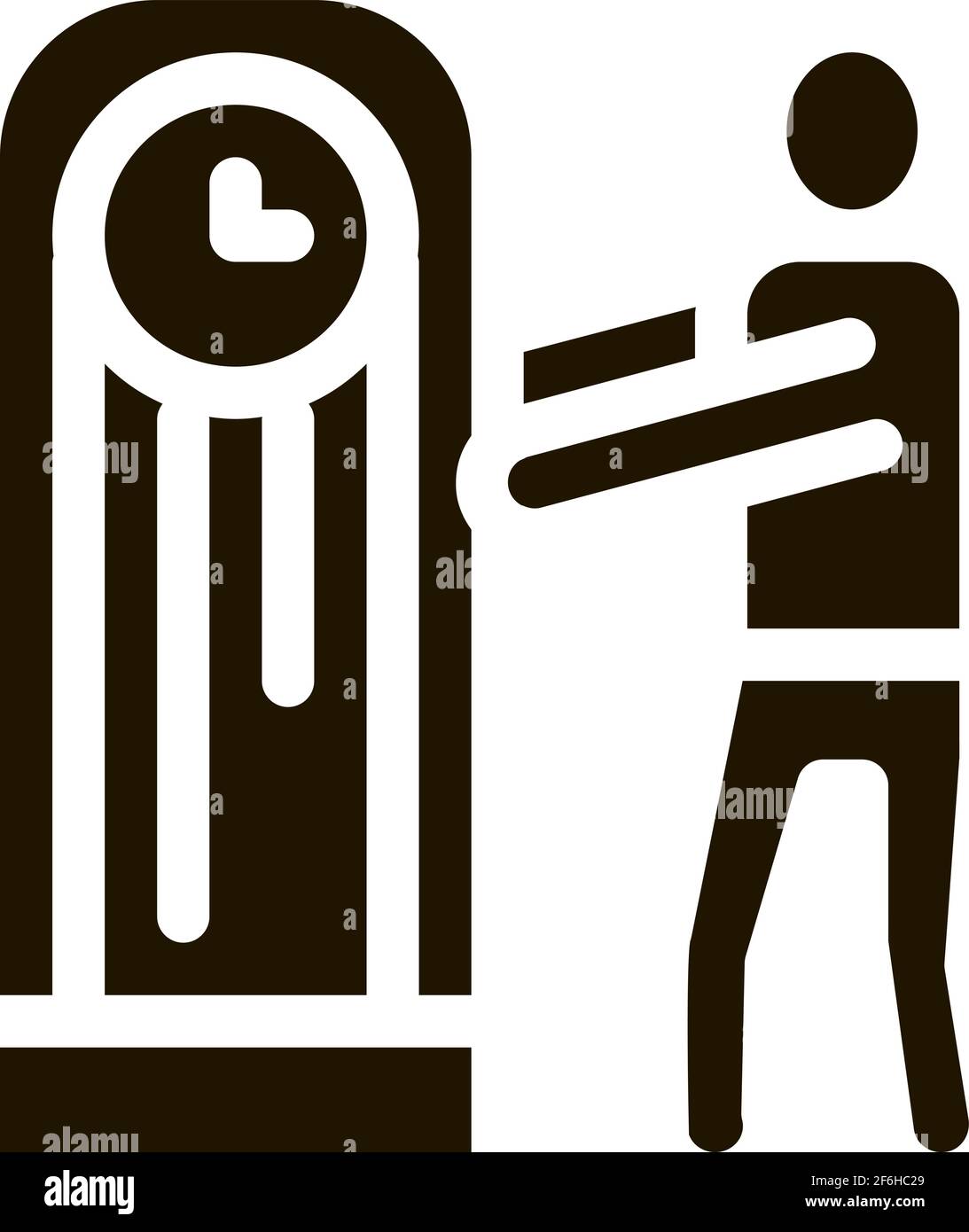 Human delivery watch repair service Stock Vector Images - Alamy