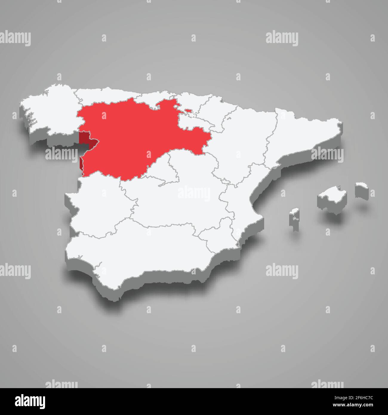 City center of leon Stock Vector Images - Alamy