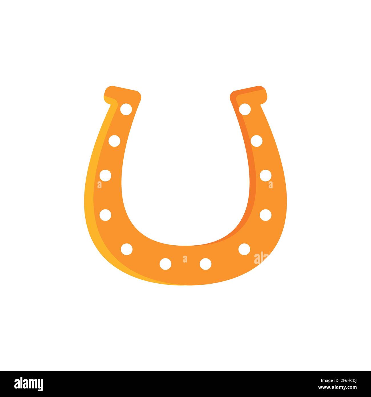 Golden horseshoe, lucky St. Patrick s day symbol. Good luck sign ...