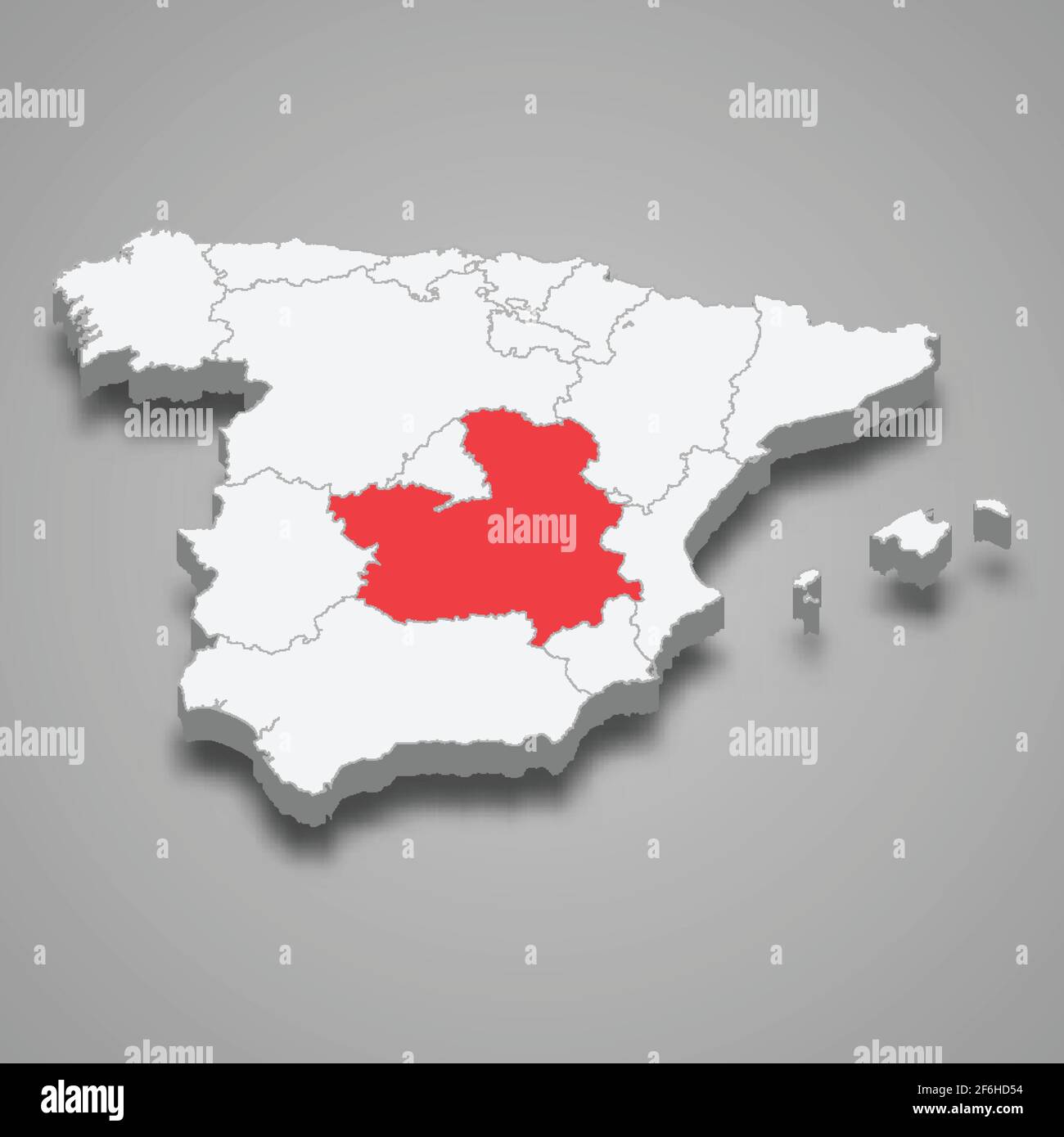 La mancha map hi-res stock photography and images - Alamy