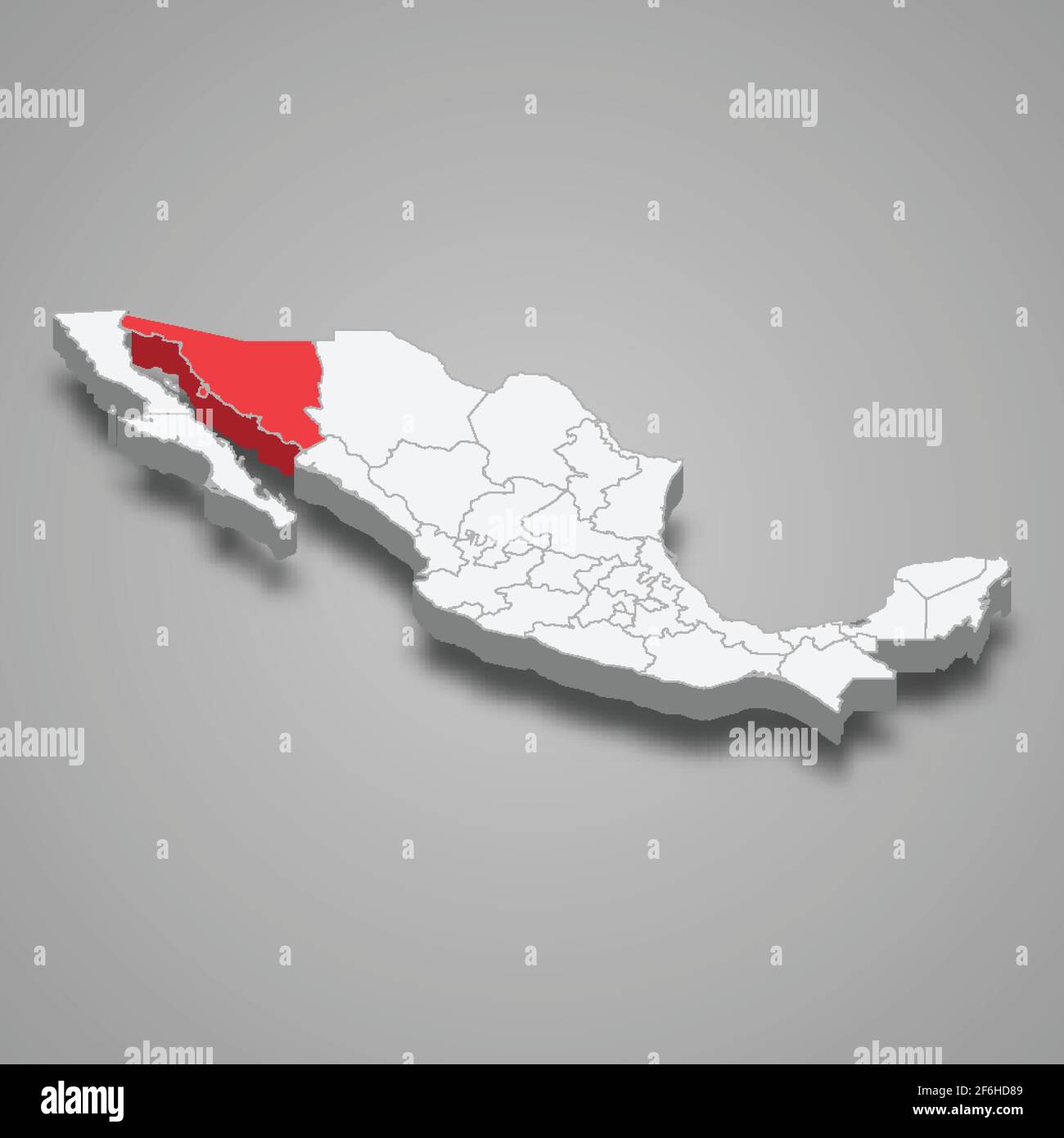 Sonora state of sonora Stock Vector Images - Alamy