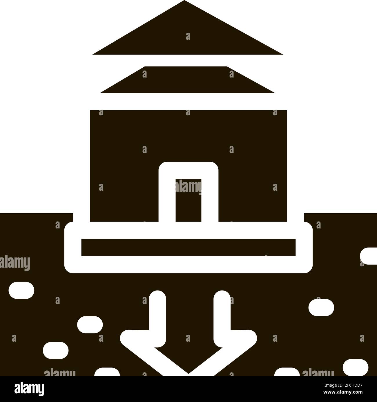 Monolithic foundation Stock Vector Images - Alamy