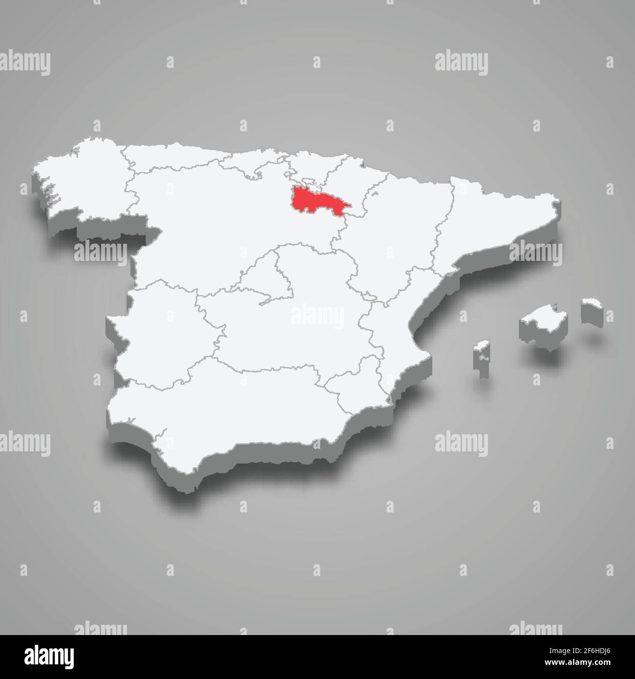 La rioja map Stock Vector Images - Alamy