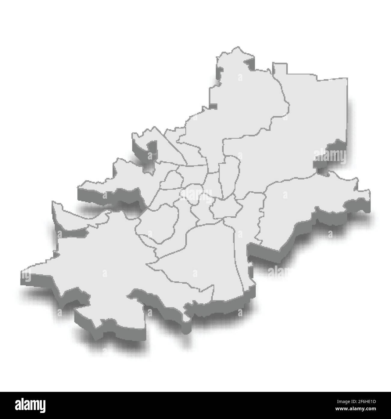 Lithuania political map capital vilnius hi-res stock photography and ...