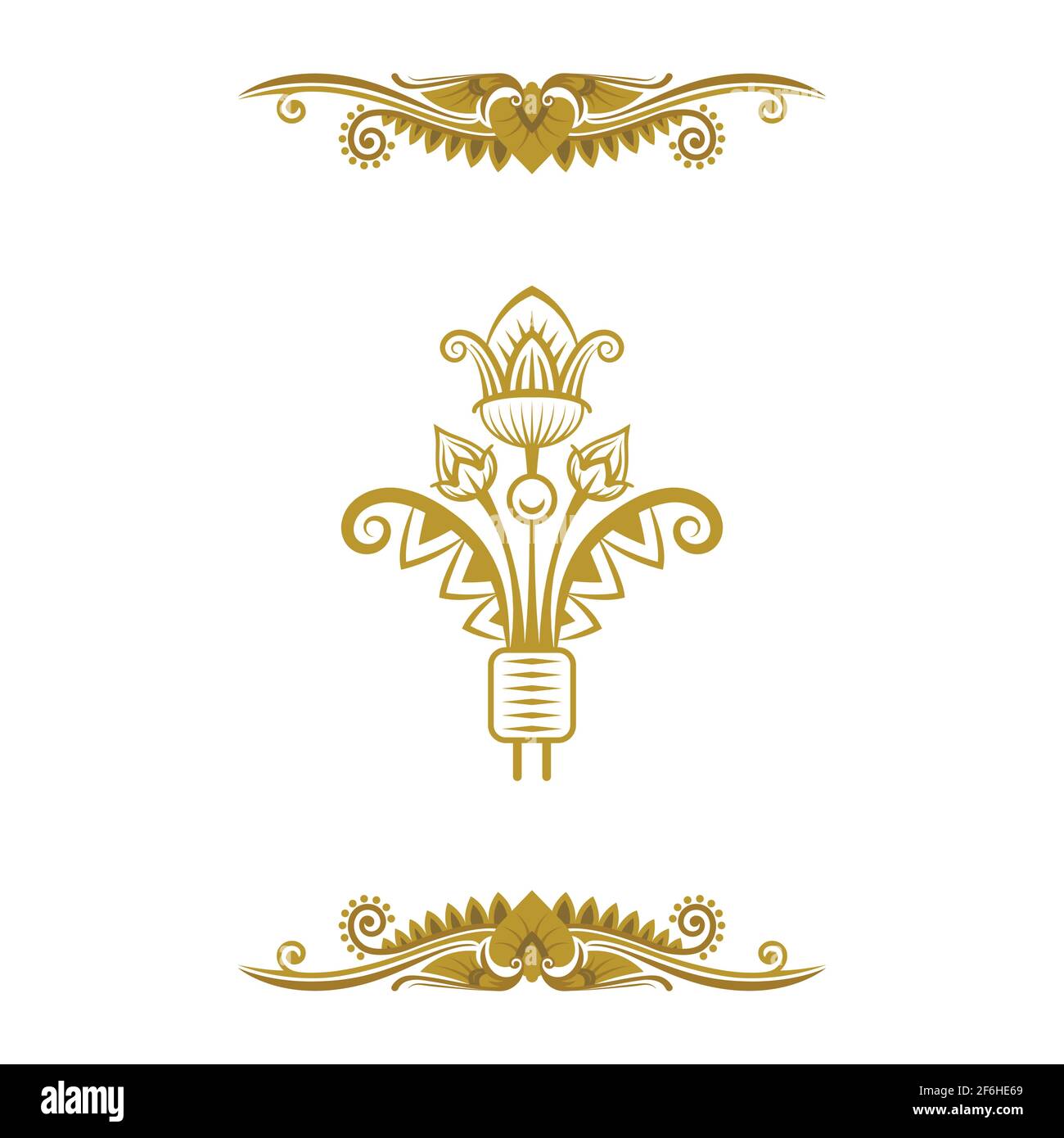 Gold Decorative Elements Vector Free Download