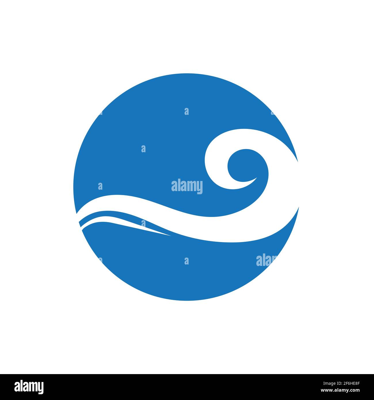 Ocean Wave Logo vector illustration design Template - Vector Stock ...