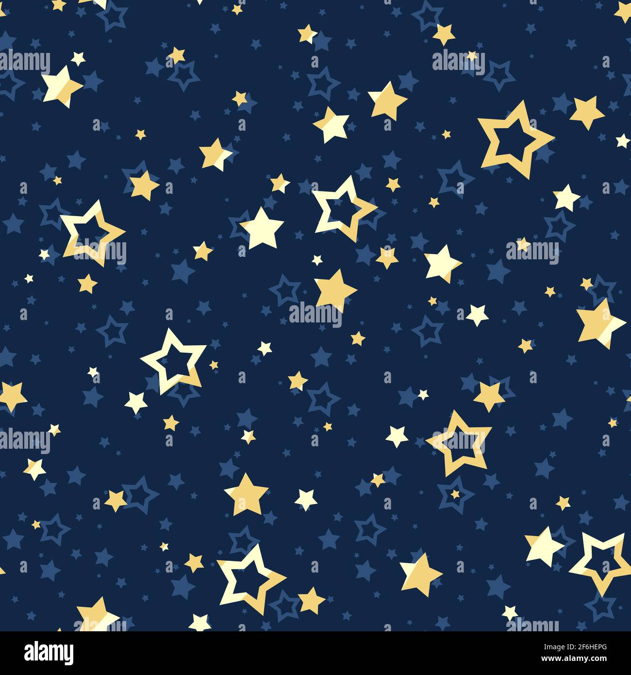 Yellow Star With Blue Background