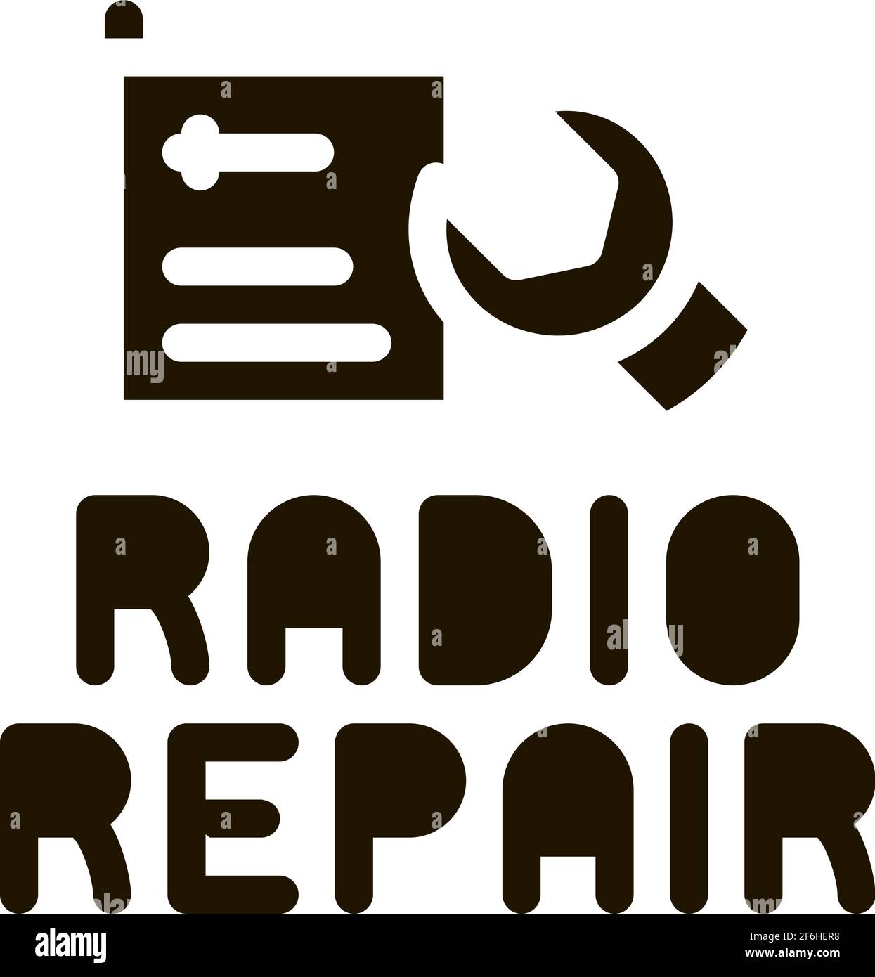 Radio antenna repair Stock Vector Images - Alamy