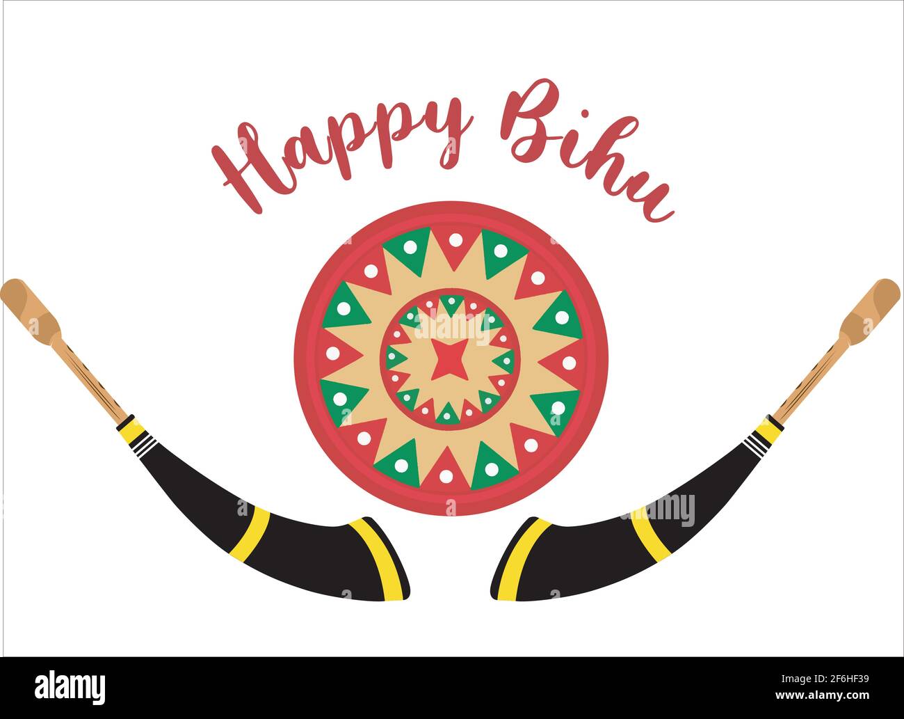 Rongali Bihu Festival In Assam Stock Vector Images Alamy