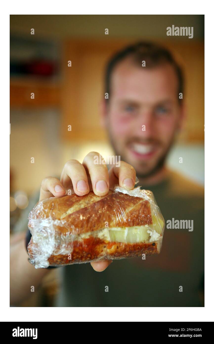 Simon Usborne cooks a pack lunch and eats in the office. Tuna and Onion ...