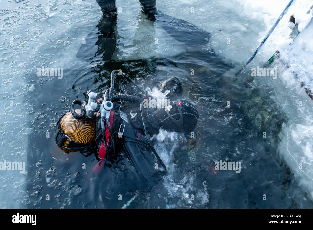 Ice swimming russia hi-res stock photography and images - Alamy
