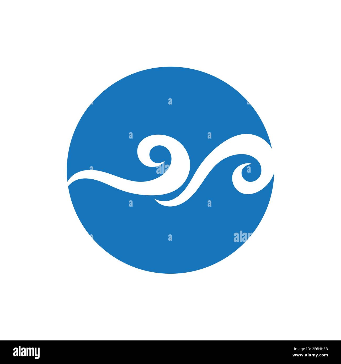 Ocean Wave Logo vector illustration design Template - Vector Stock ...