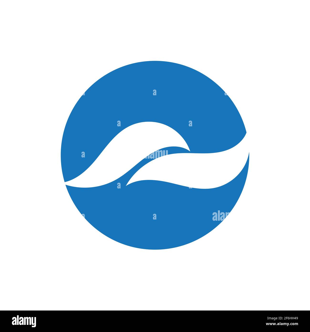 Ocean Wave Logo vector illustration design Template - Vector Stock ...