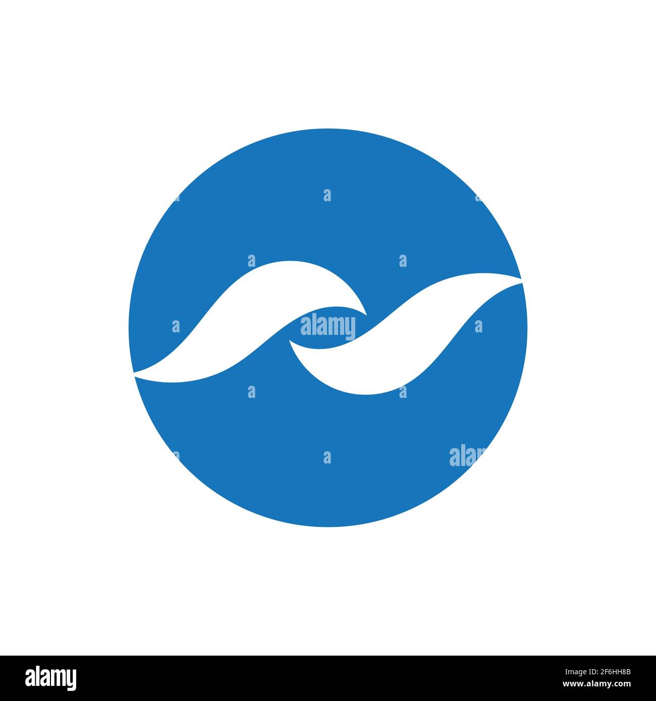 Ocean Wave Logo vector illustration design Template - Vector Stock ...