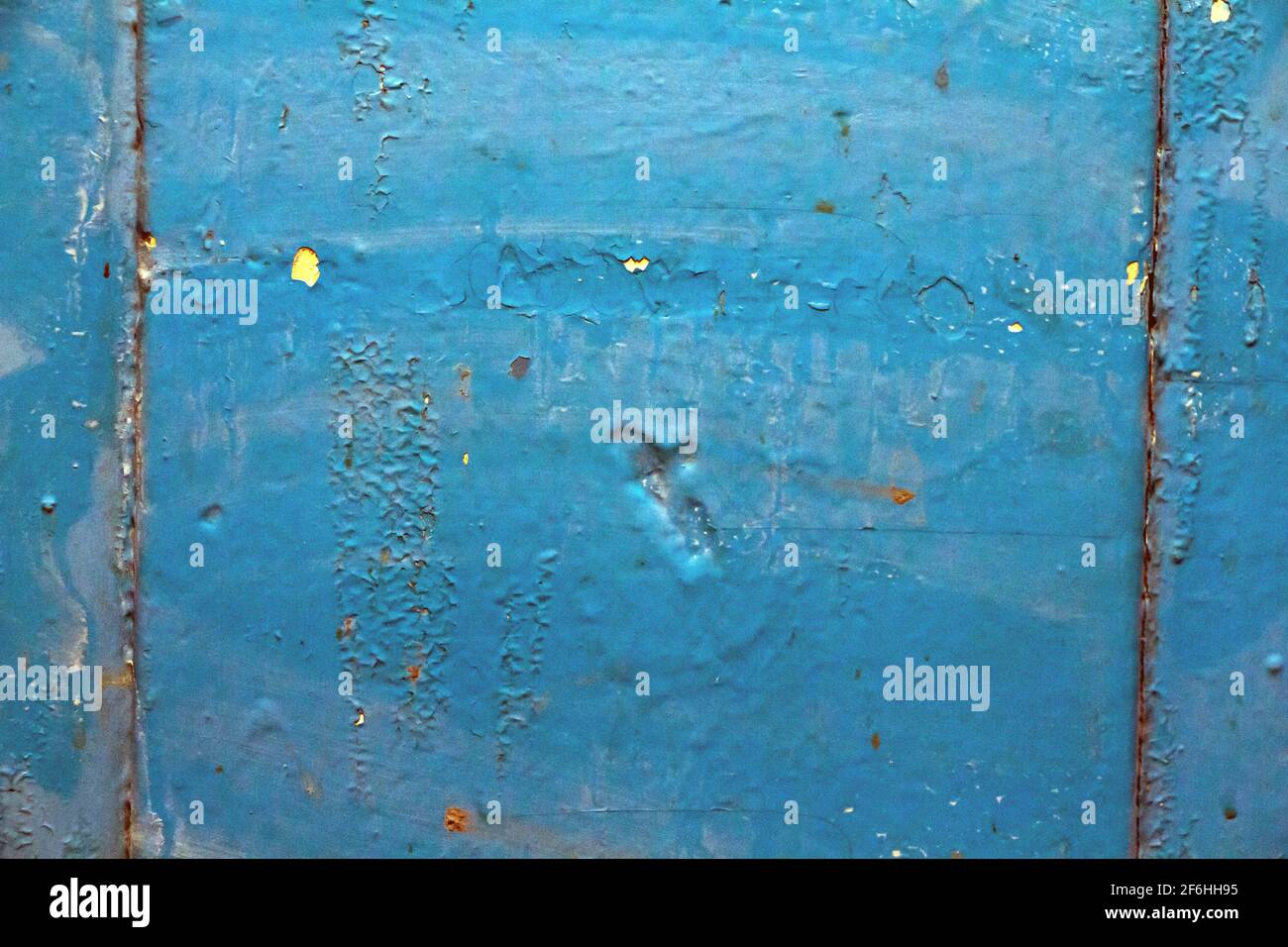Photo of wall texture with old blue paint Stock Photo - Alamy