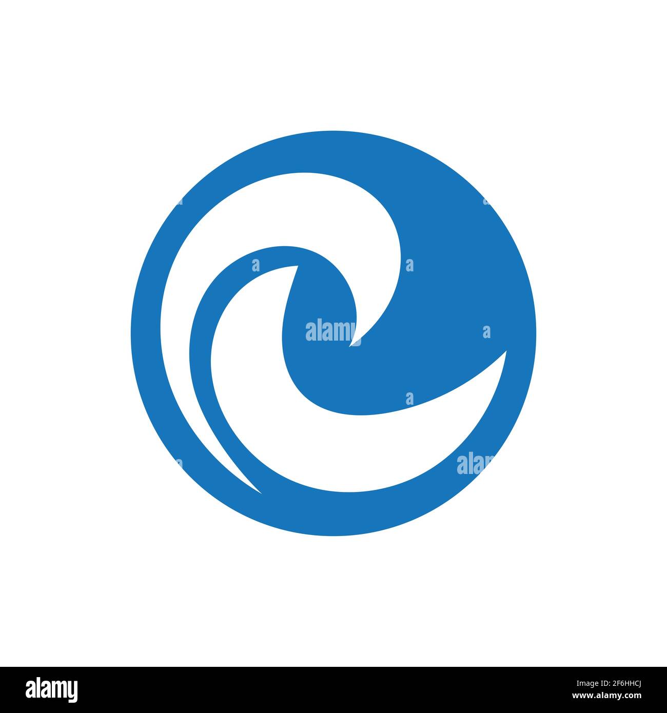 Ocean Wave Logo vector illustration design Template - Vector Stock ...
