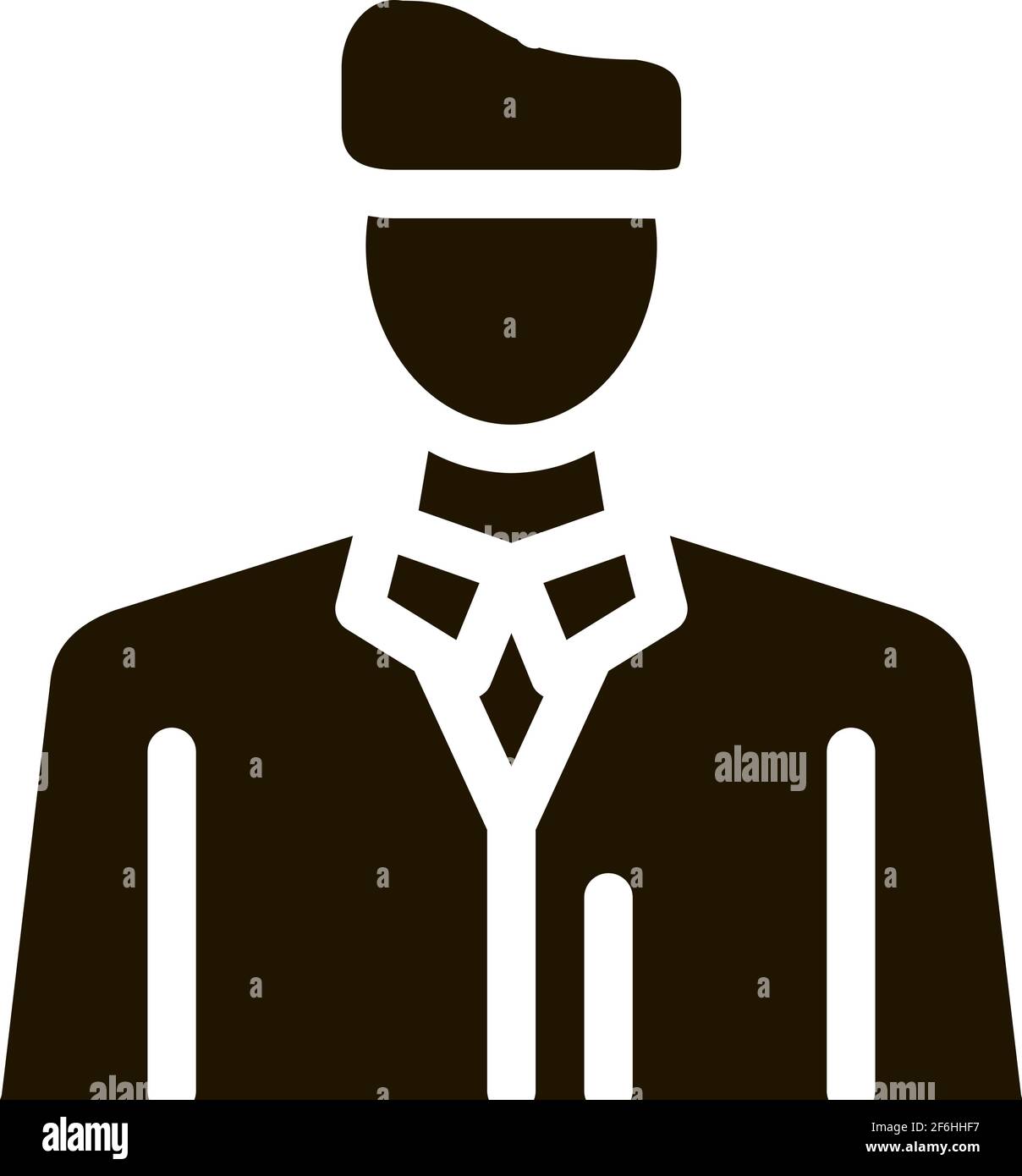 artist profession icon Vector Glyph Illustration Stock Vector Image ...