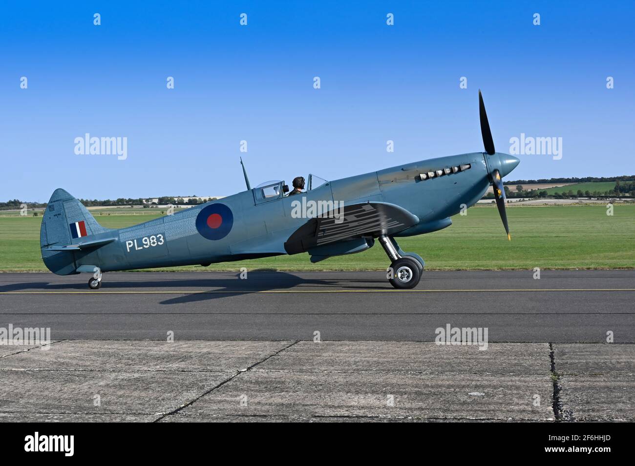 NHS Spitfire PR Stock Photo - Alamy